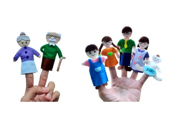 Family Puppets - Etsy