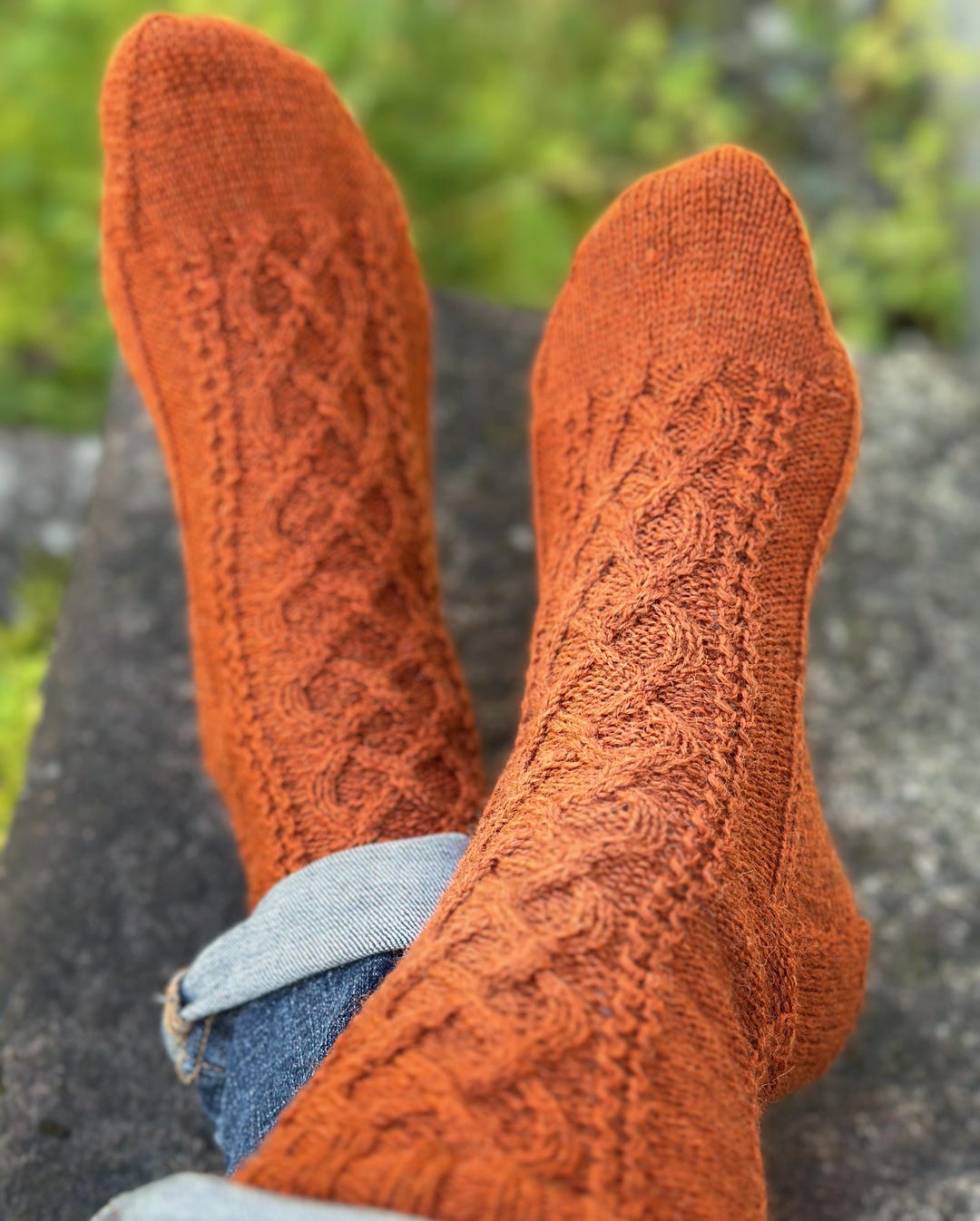 Seed Fall Moon Socks Knitting Pattern - Etsy