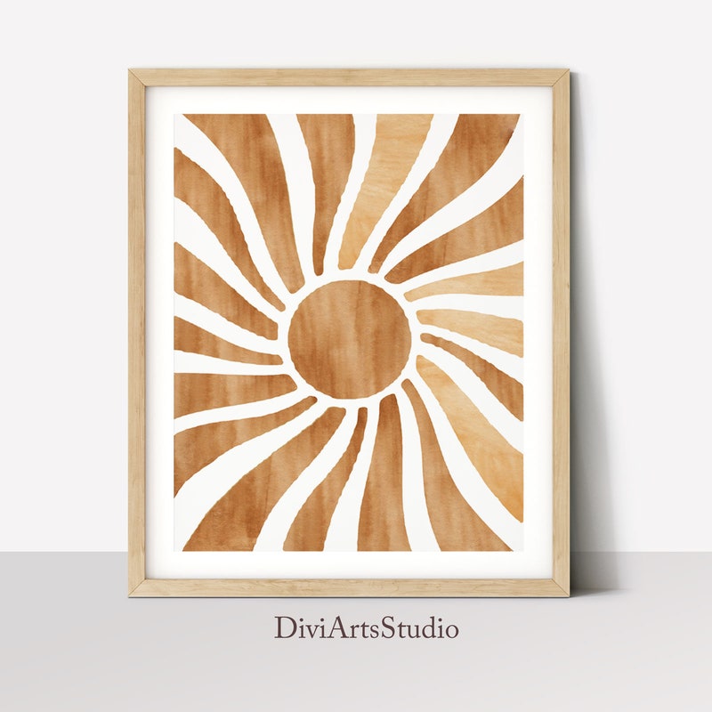 Sun Poster - Etsy