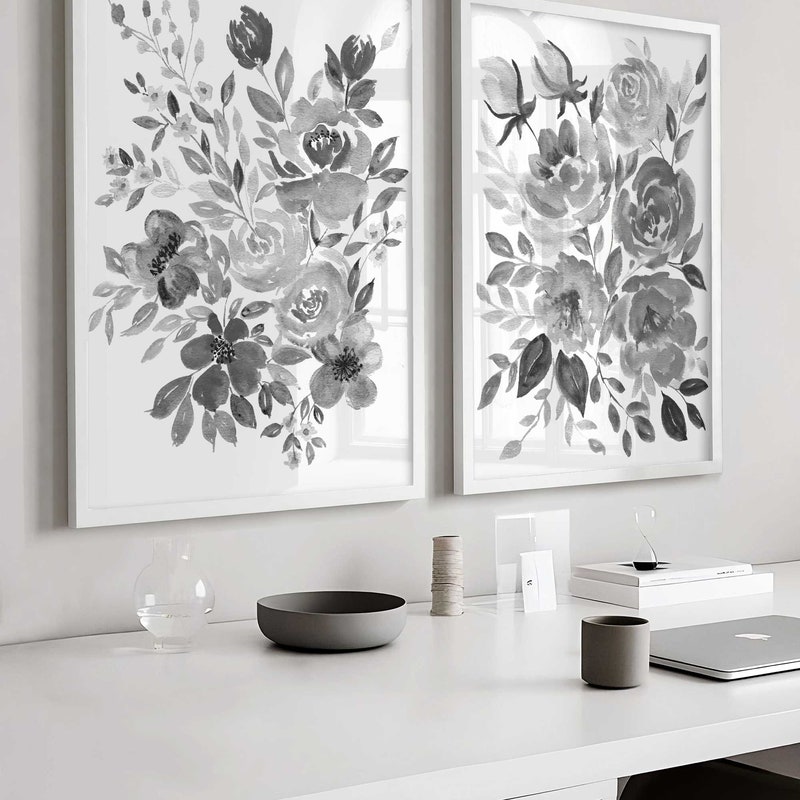 Gray Wall Art - Etsy