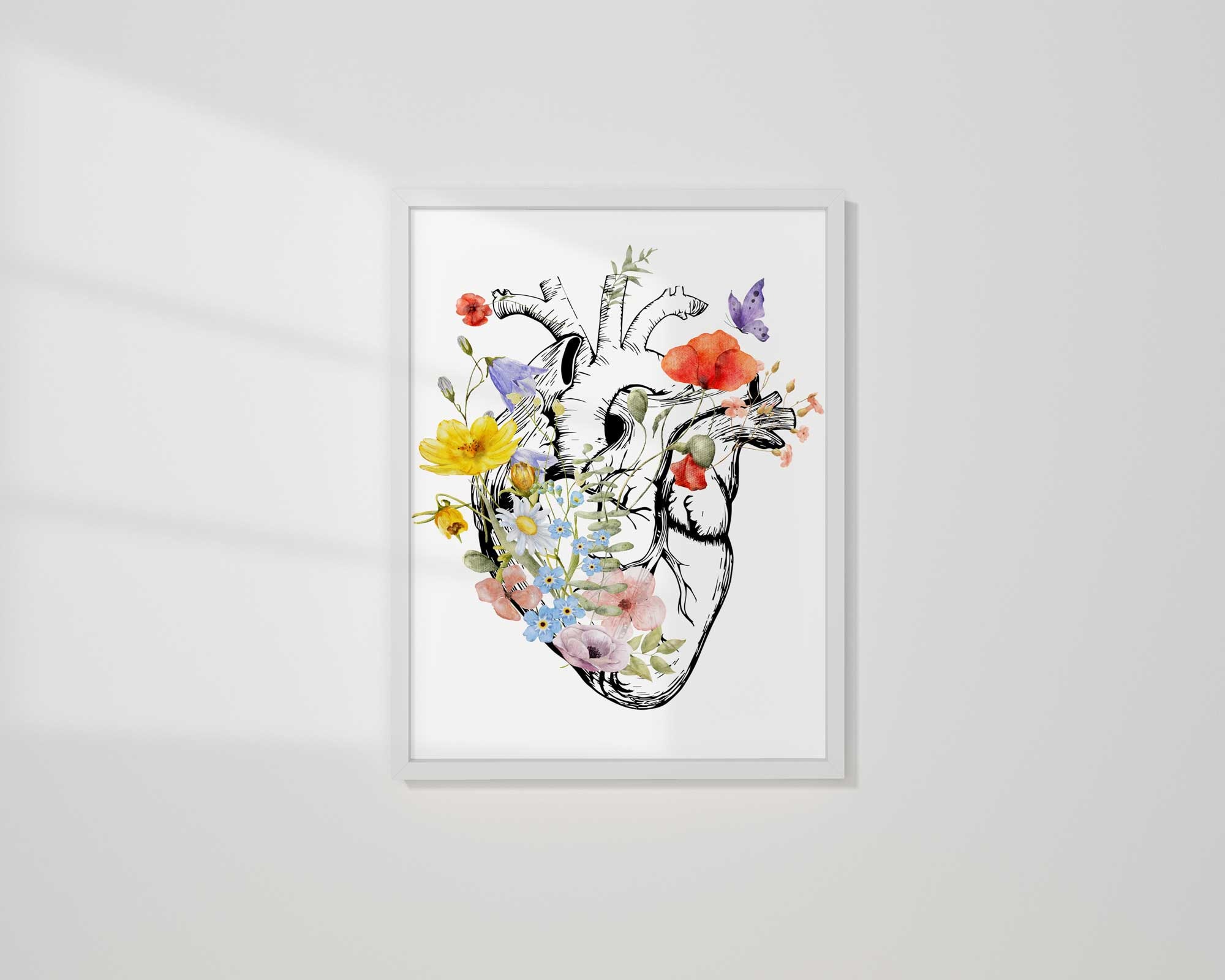 Human Anatomy Poster Set Brain Heart Lungs Wall Art Medical - Etsy Canada