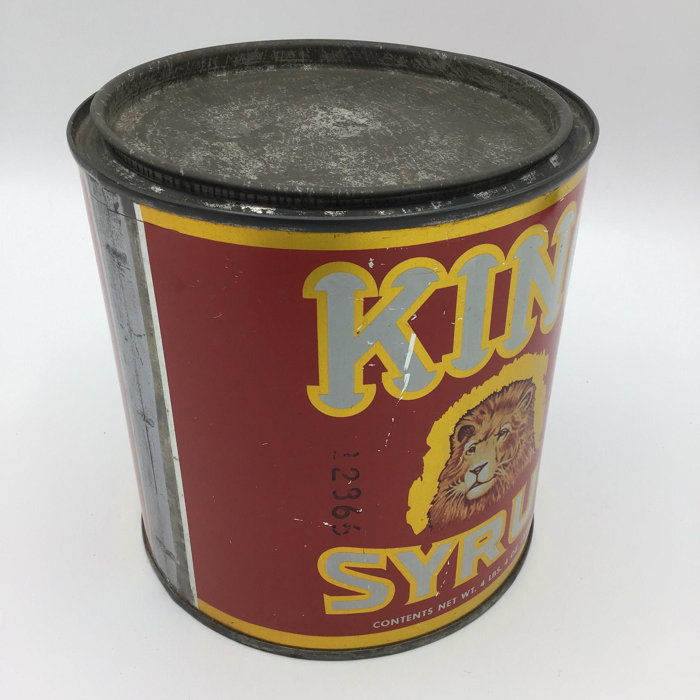 King Syrup Tin Ad Image King Leo Syrup - Etsy