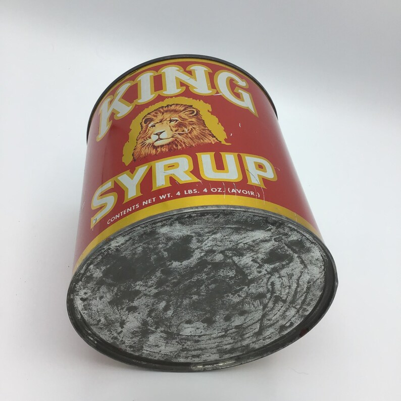 King Syrup Tin Ad Image King Leo Syrup - Etsy