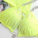 Neon Yellow NPC IFBB Fitness Bikini Competition Handmade Designer Suits ...