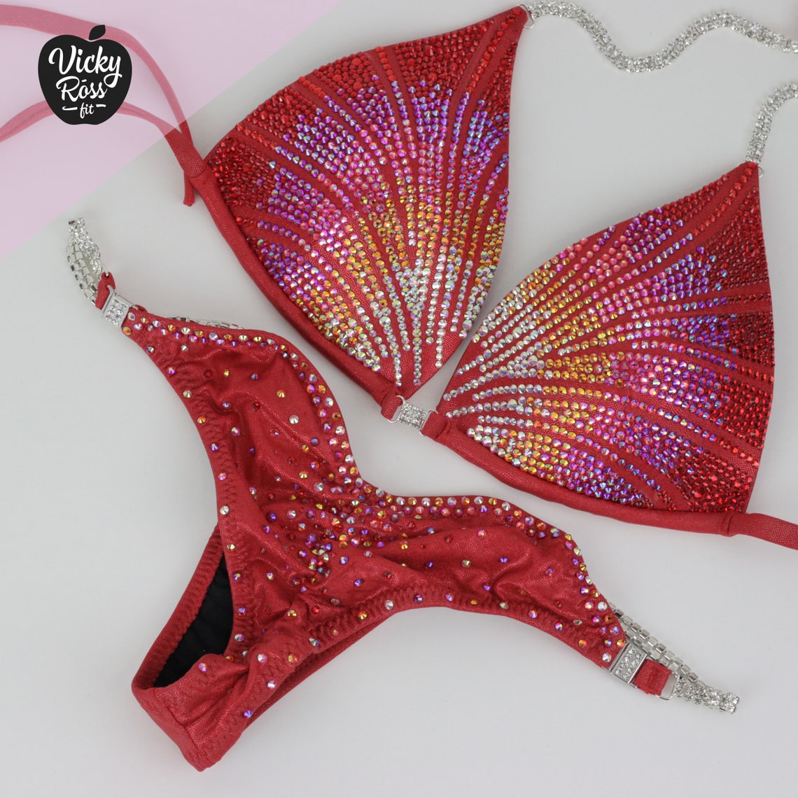Vicky Ross Fit Bikinis Bikini Competitors Competition Suit | Etsy