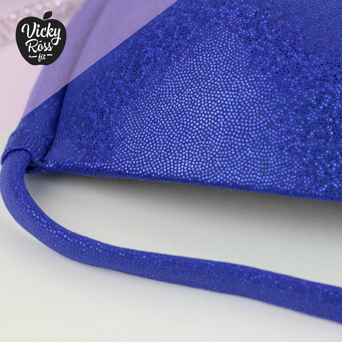Electric Blue Plain Competition Bodybuilding Posing Suit for Women by ...