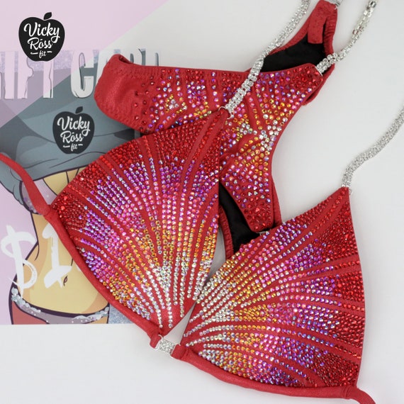 Vicky Ross Fit Bikinis Bikini Competitors Competition Suit | Etsy