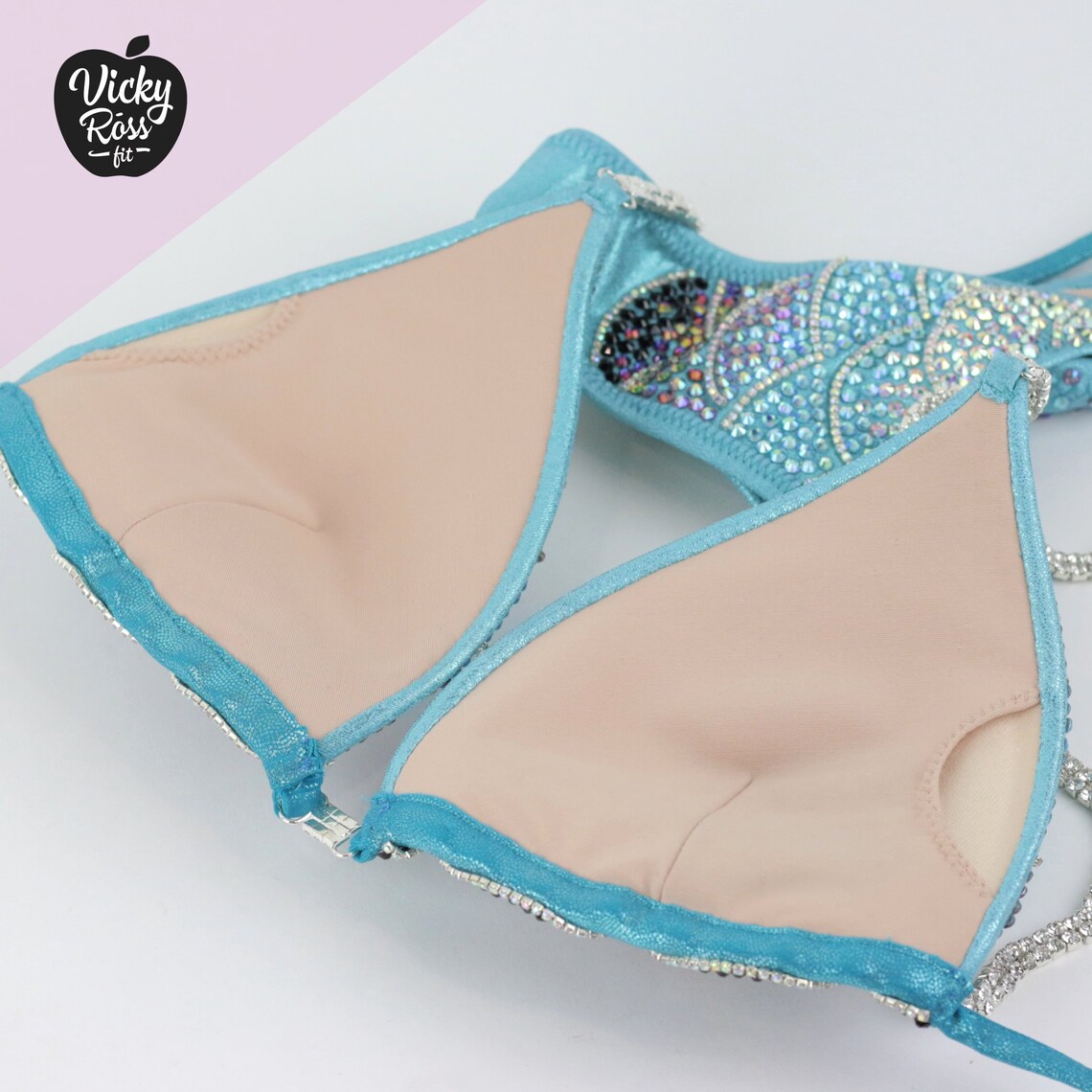 Bikini Competition Suit by Vicky Ross Fit | Designer Crystal Bikini ...
