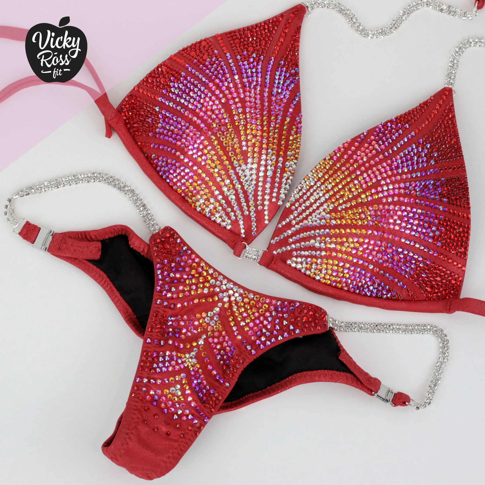 Vicky Ross Fit Bikinis Bikini Competitors Competition Suit | Etsy
