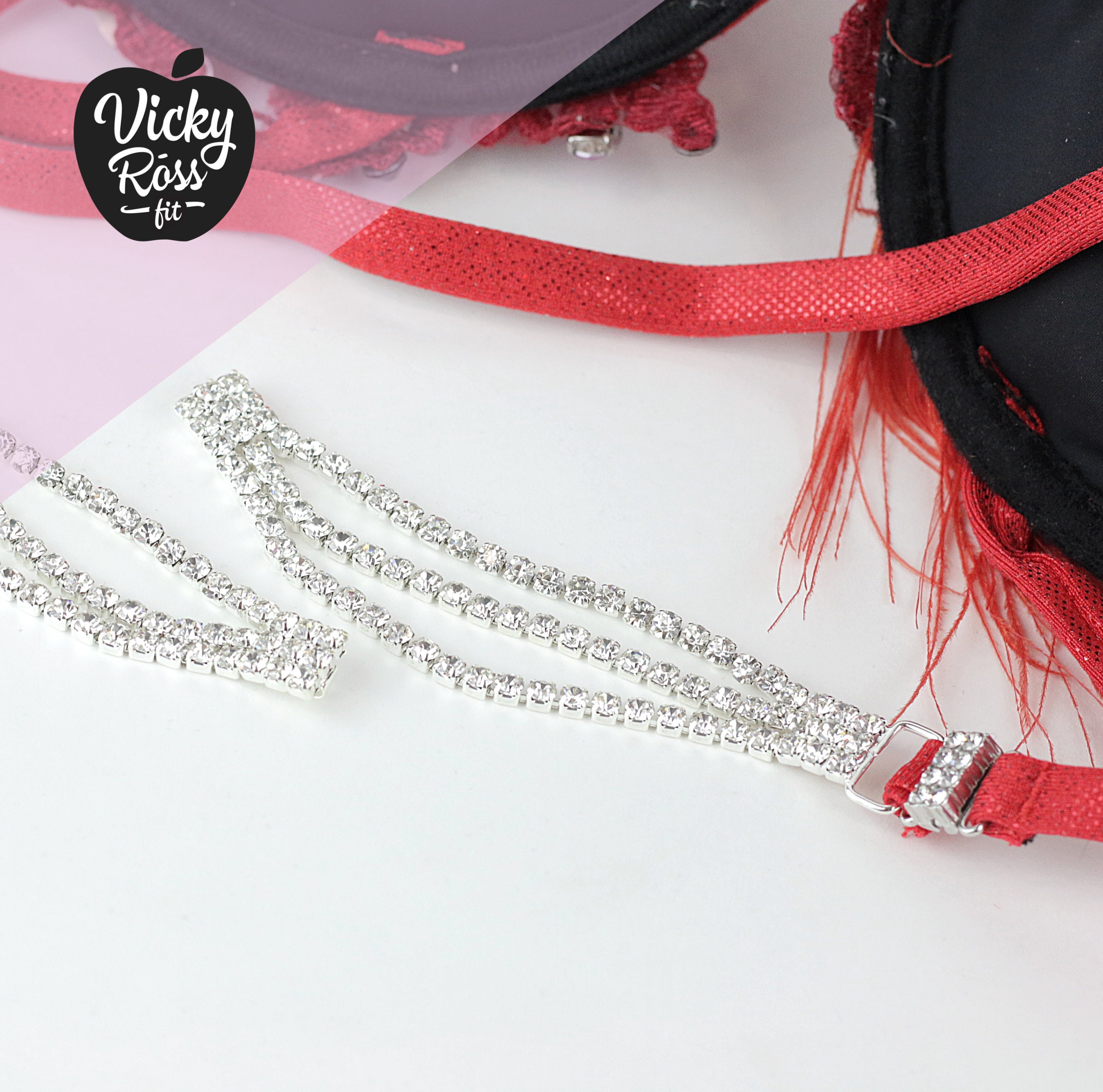 Red WBFF Bikini Diva Competition Suit for Women by Vicky Ross | Etsy