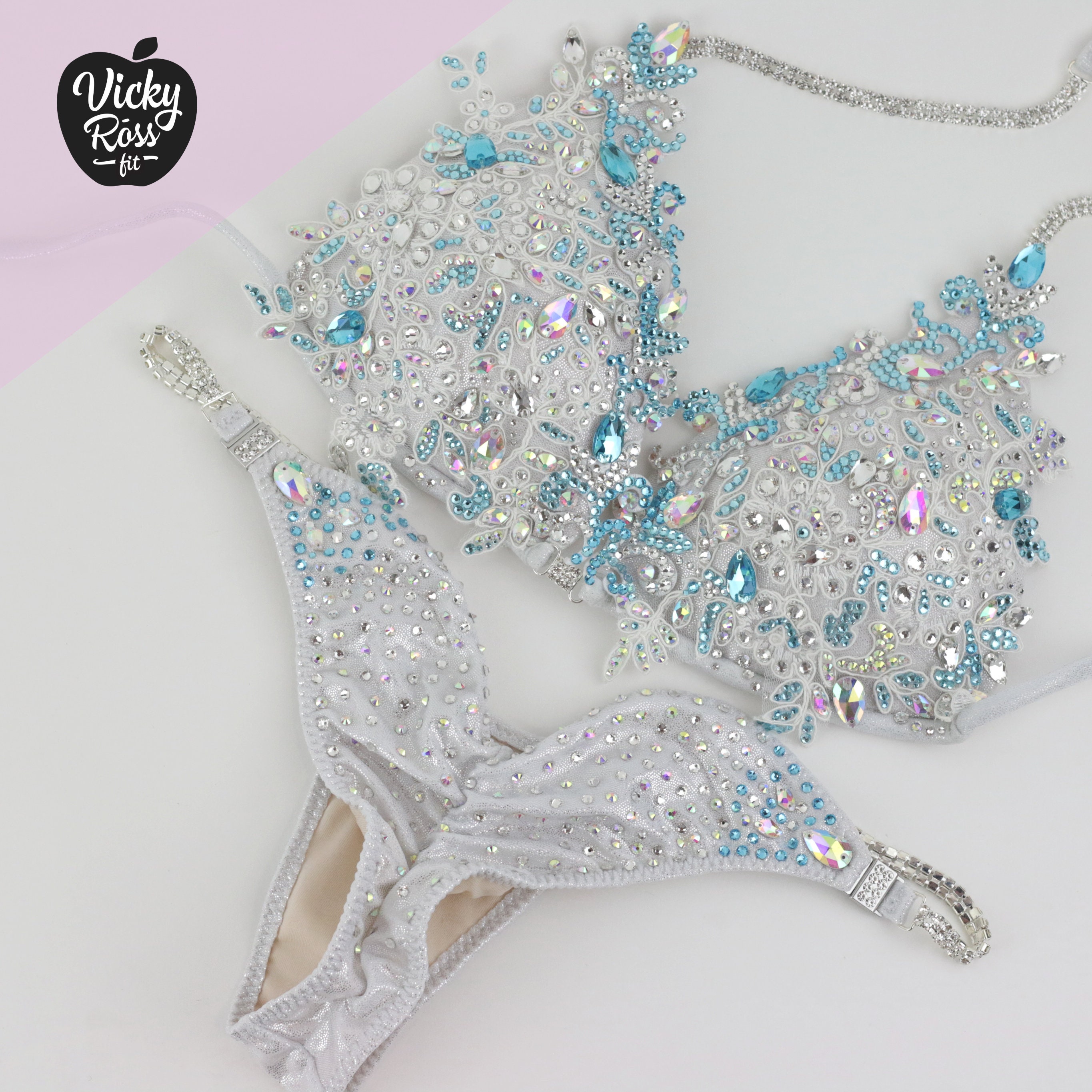 Bride WBFF Bikini Fitness Contest WBFF Bikini Suit by Vicky - Etsy ...