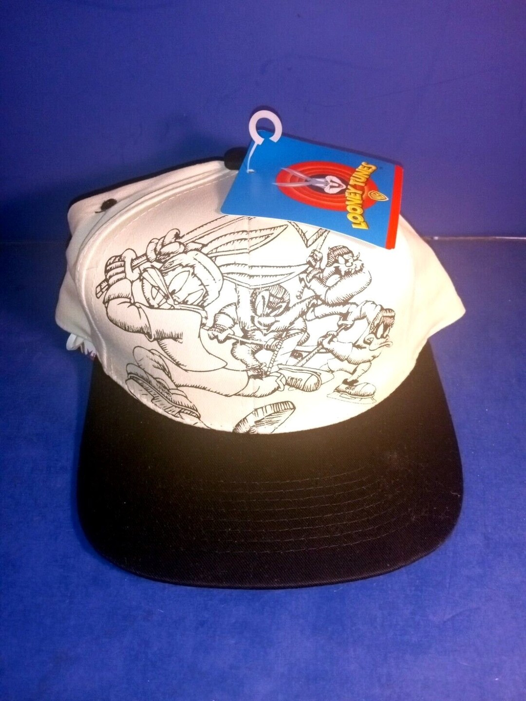 Vintage Looney Tunes Bugs Bunny Hocley Snap Back Cap New - Etsy