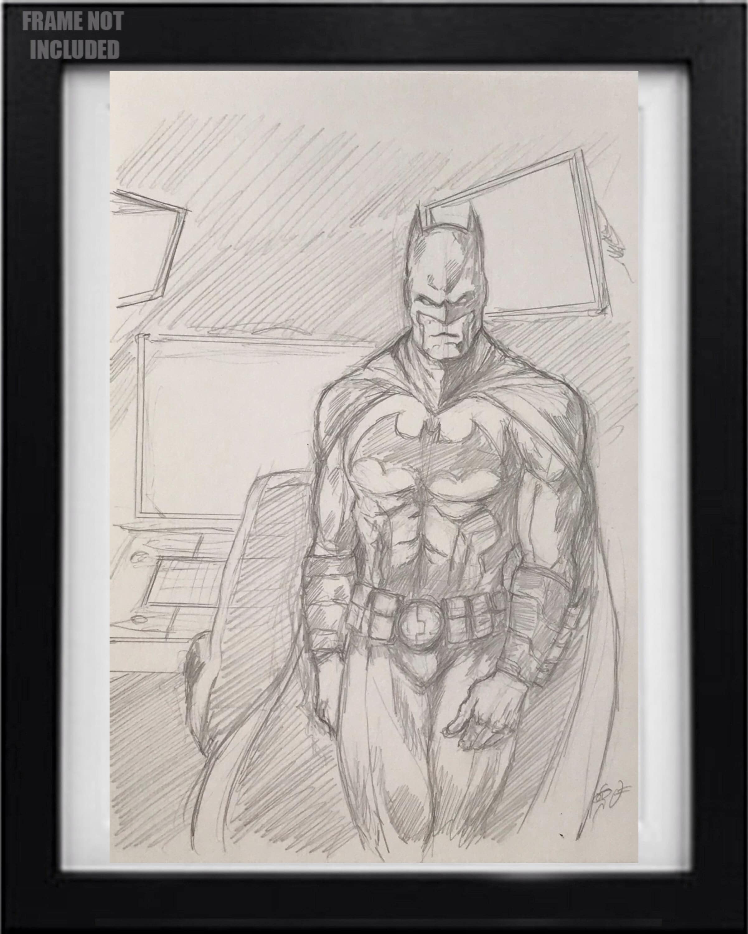 Batman Drawing In Pencil
