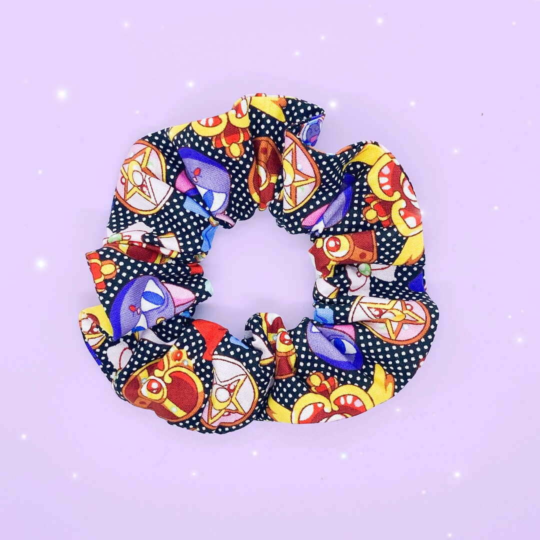 Pretty Guardians Usagi Luna Symbols Scrunchie - Etsy