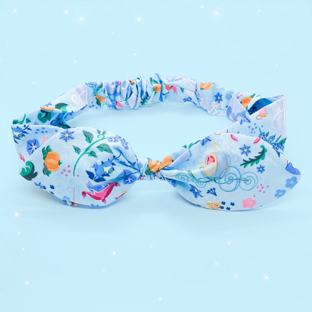 Princess Cinderella Tie Knot Bow Headband - Etsy