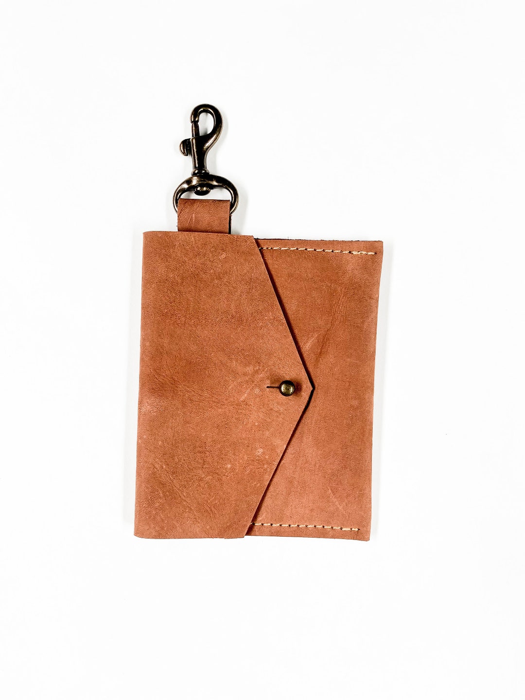 Pointy Keychain Wallet Marlboro Cognac - Etsy