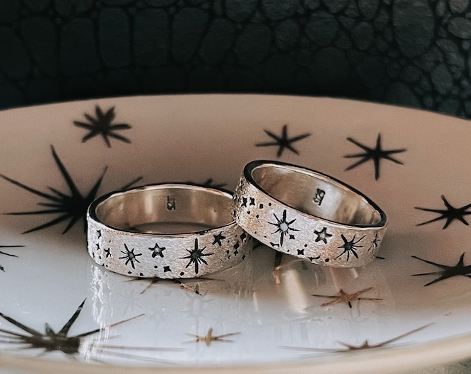 Dainty Rocket Ring- Handmade Celestial Space Jewelry- Minimalist ...