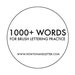 Digital Download 1000 Practice Words - Printable Lettering Practice ...