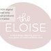 THE ELOISE: Printable Handlettering Worksheets (PDF File Only) From How ...