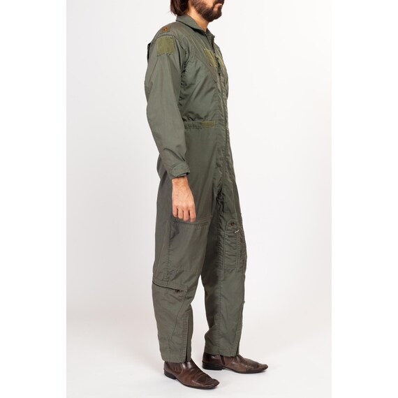 Medium 90s Air Force Flyer's Coveralls Flight Suit 40… - Gem