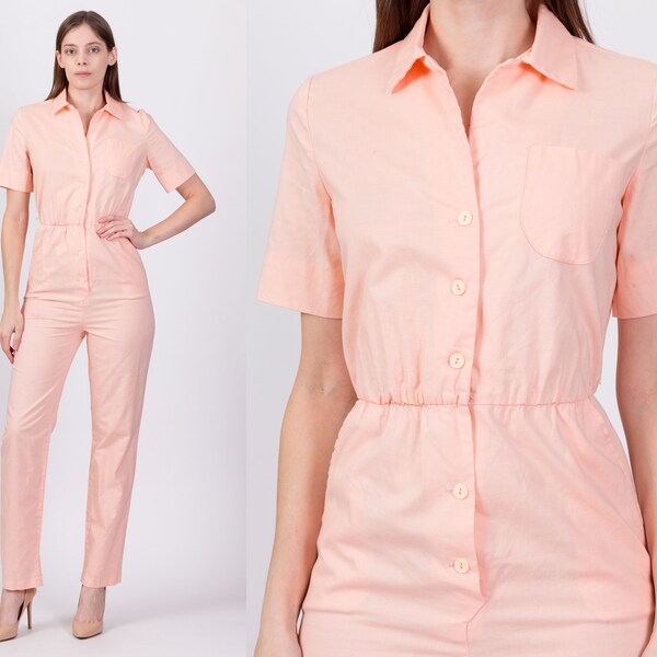 Peach Jumpsuit - Etsy