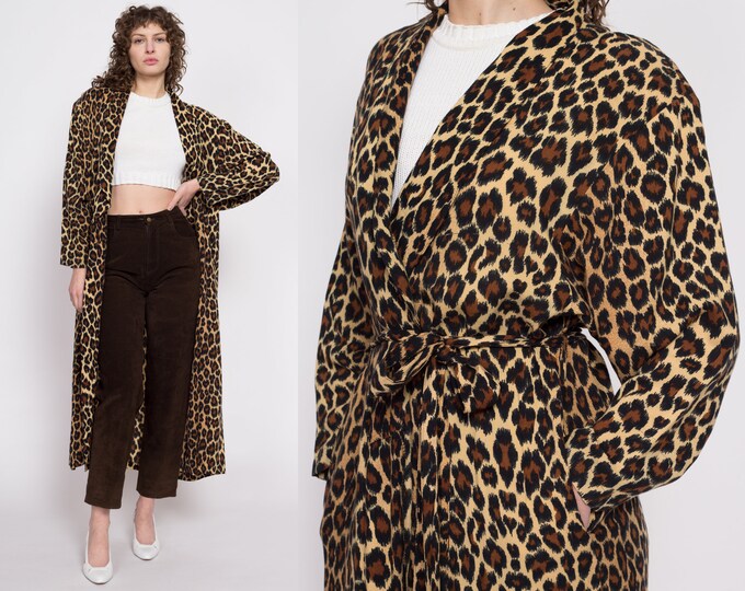 80s Victoria's Secret Leopard Print Robe One Size | Vintage Gold Crown ...