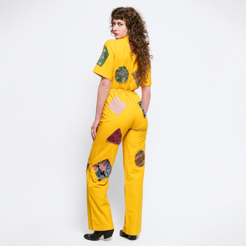 Yellow Jumpsuit - Etsy