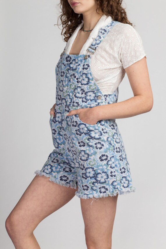 Floral Overall Shorts