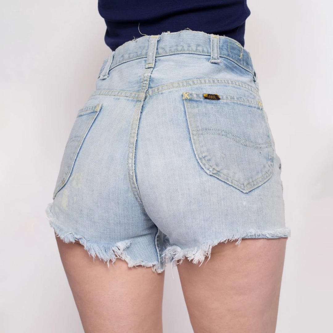 Sm-med 60s 70s Lee Riders Cut off Jean Shorts 29" Waist | Vintage ...