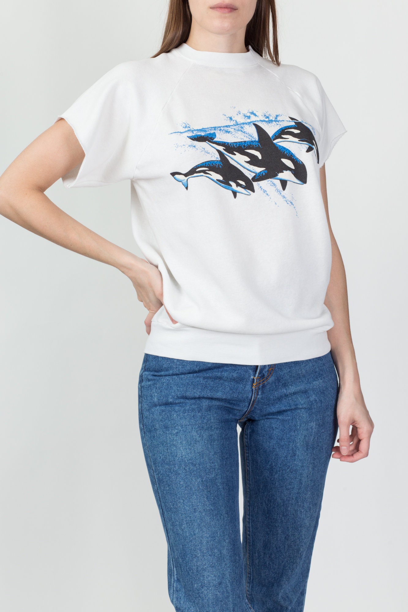 Orca Killer Whale Raglan T-shirt sold by Deepak Chaudhary | SKU ...