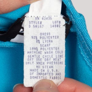 Medium 90s Blue Mini Bodycon Tank Dress | Vintage Sleeveless Slinky ...