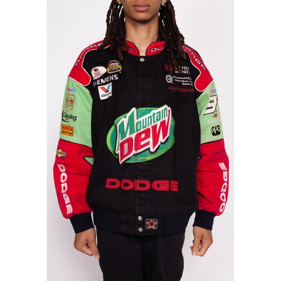 2XL 90s NASCAR Mountain Dew Racing Jacket Men's | Vin… - Gem