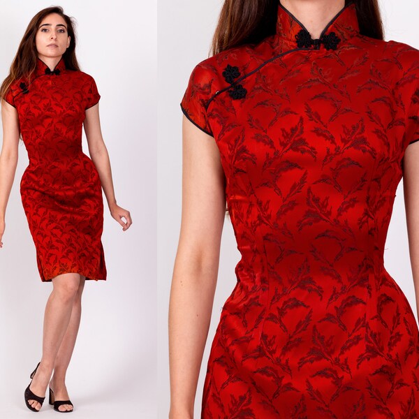 Red Cheongsam - Etsy