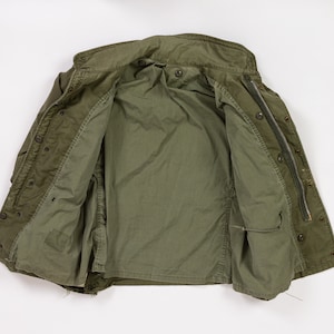 Medium 60s 70s M65 Hooded Army Field Jacket Men's | Vintage Olive Drab Vietnam Era Military M-65 ...