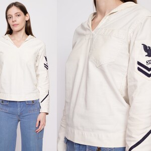 1940s US Navy Middy Sailor Shirt Extra Small Vintage Rare WWII Era ...