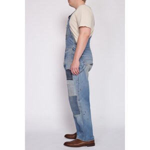 41x29 Vintage Big Mac Distressed Patchwork Overalls 80s Square Bak ...