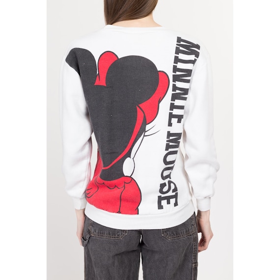 Small 90s Minnie Mouse Front And Back Graphic Sweatshir Gem