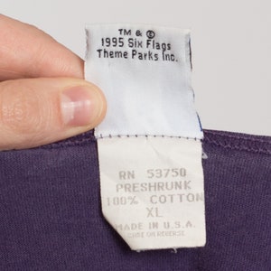 Large 90s Six Flags Whizzer Tank Top | Vintage Roller Coaster Great ...