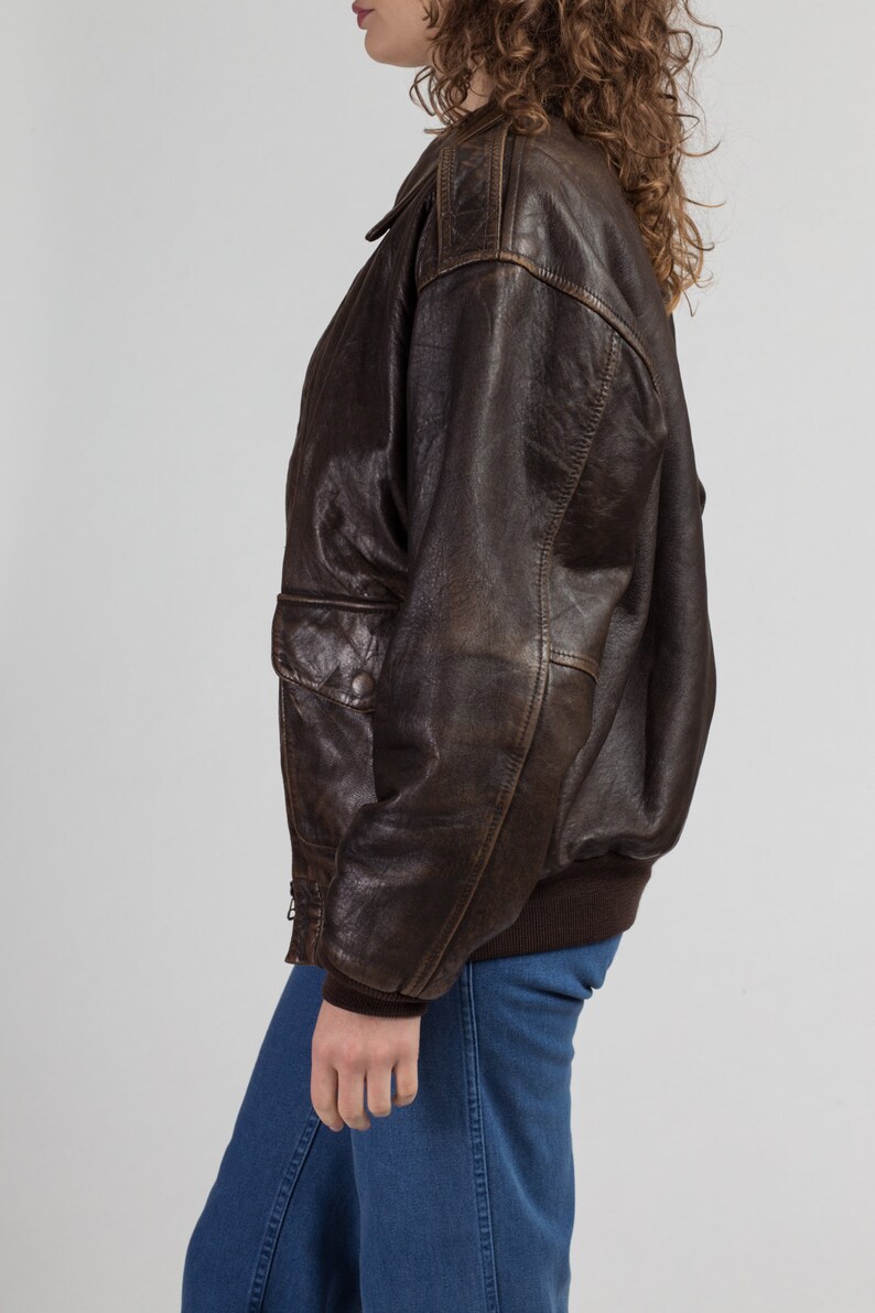 Vintage Avirex A-2 Pin-up Leather Bomber Jacket Men's - Etsy
