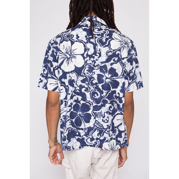 70s Kona Kai Hawaiian Floral Shirt Men's Large | Vint… - Gem