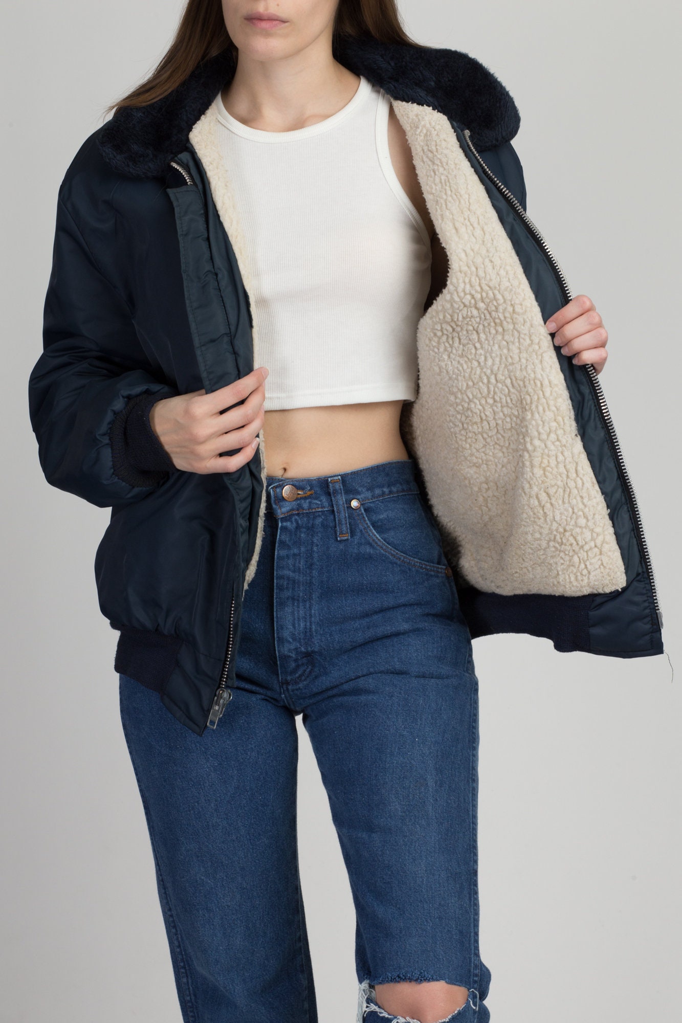 70s Wear Guard Bomber Jacket Men's Large Women's XL - Etsy