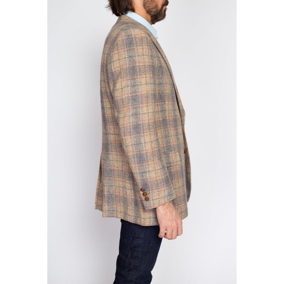 Medium 70s 80s Austin Reed Plaid Wool Sport Coat | Vi… - Gem