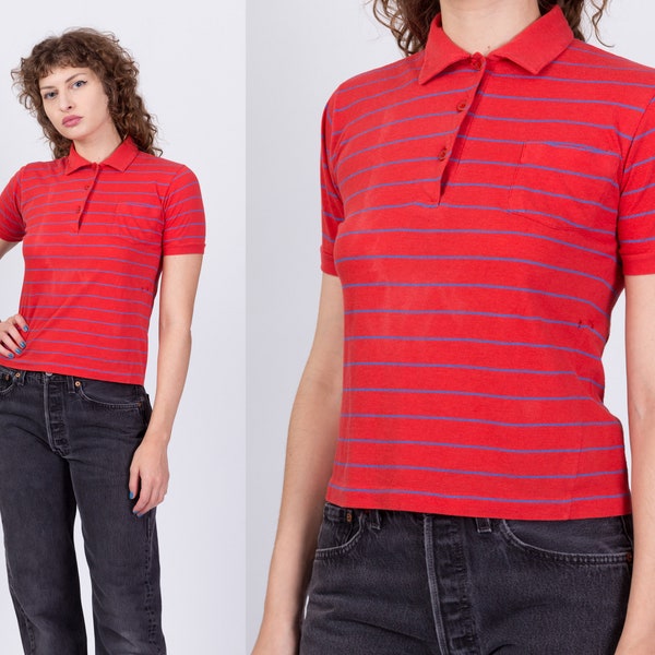 Red Striped Polo - Etsy