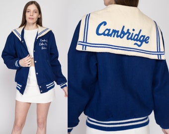 Small 70s Color Guard Flag Twirler High School Varsity Jacket Vintage ...