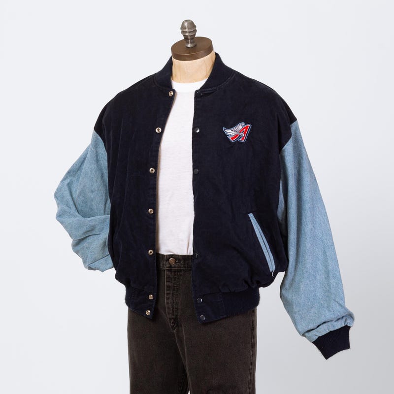 90s Baseball Jacket - Etsy