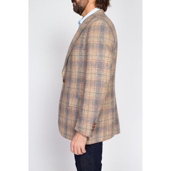 Medium 70s 80s Austin Reed Plaid Wool Sport Coat | Vi… - Gem