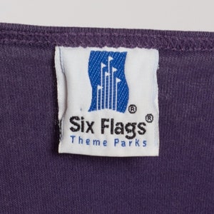 Large 90s Six Flags Whizzer Tank Top | Vintage Roller Coaster Great ...
