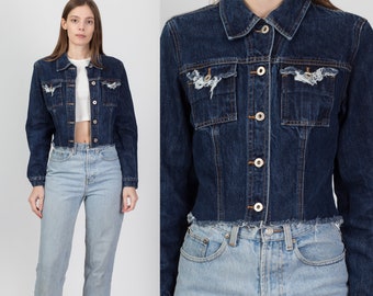 Cut off Jean Jacket - Etsy