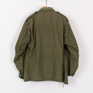 Medium 60s 70s M65 Hooded Army Field Jacket Men's | Vintage Olive Drab Vietnam Era Military M-65 ...