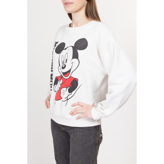 Large 90s Mickey Mouse Front & Back Graphic Sweatshir… - Gem